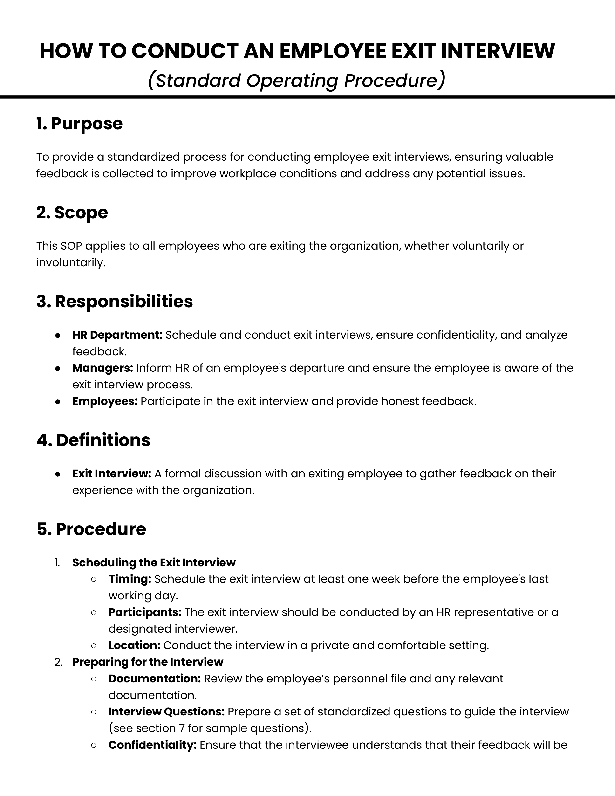 How to Conduct an Employee Exit Interview | Medusa Store